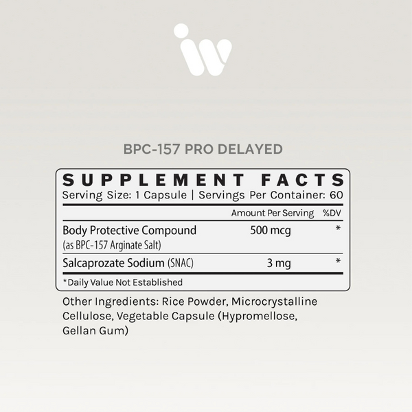 BPC-157 Delayed Pro 500mcg – Integrative Wellness Fx